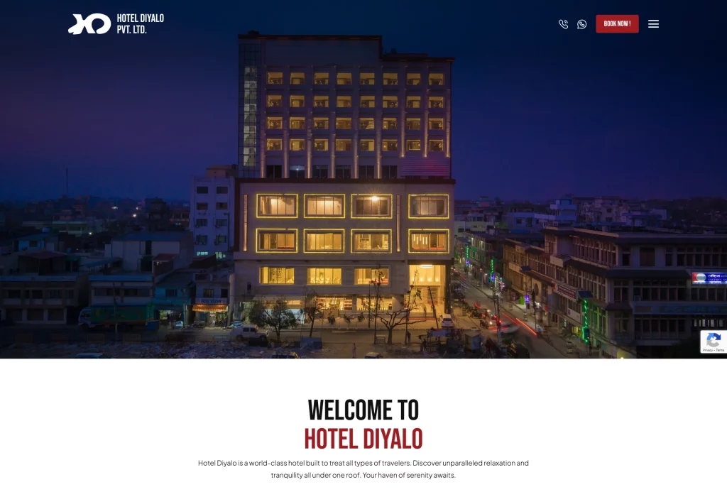 Hotel Diyalo - Best Web Design Company in Nepal, Top Web Development ...